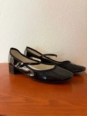Repetto | Shoes | Repetto Paris Size 49 Black Patent Mary Jane Block ...
